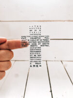 CLEAR - Pater Noster sticker - Our Father in Latin - Catholic Artisan ...