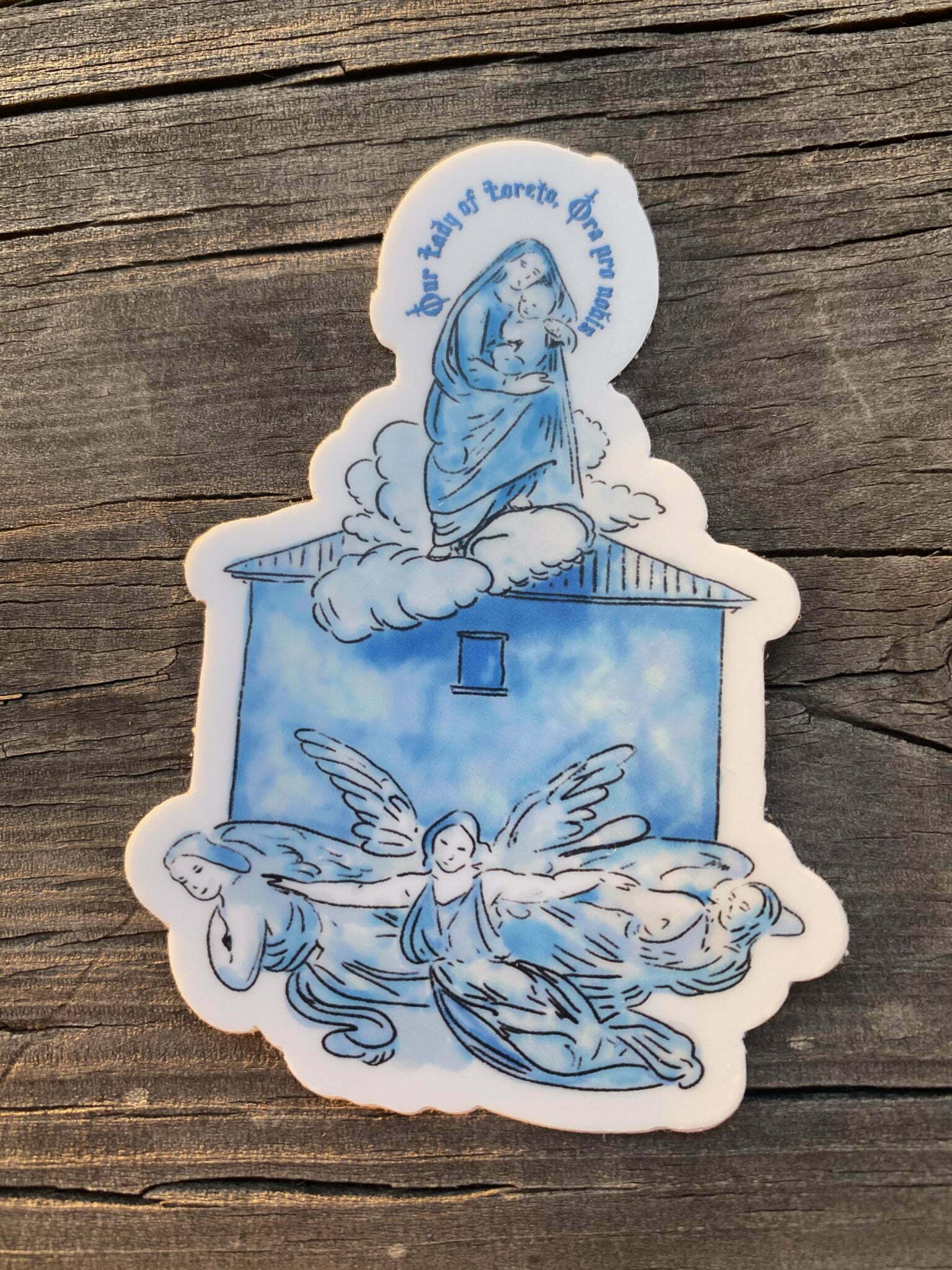 Our lady of Loreto - Catholic Sticker - Patron of pilots and flyers ...