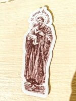 St. Joseph with baby Jesus - Vintage style - Catholic Sticker ...