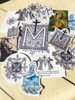 Bundle 20% off! Marian Mega Bundle!! Postcard prints, stickers and Holy ...