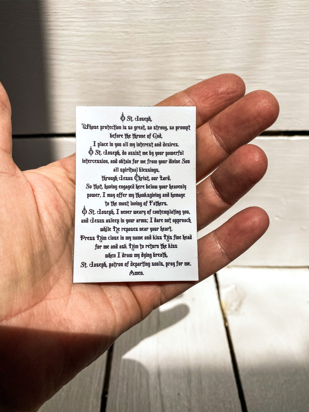 MAGNET- St. Joseph Prayer magnet - Powerful prayer - Year of St Joseph ...