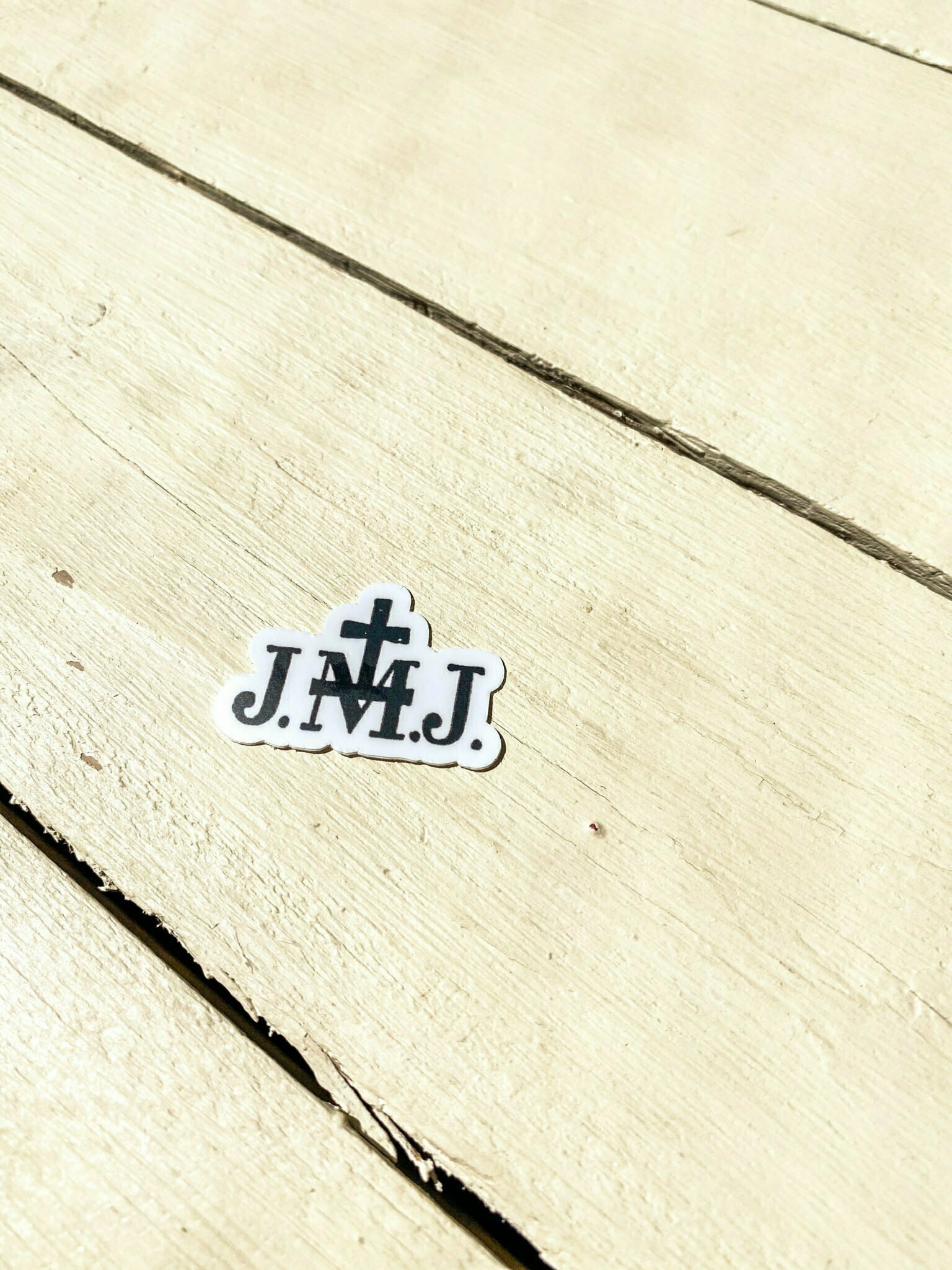 TINY- JMJ Catholic Sticker - Catholic Artisan Australia