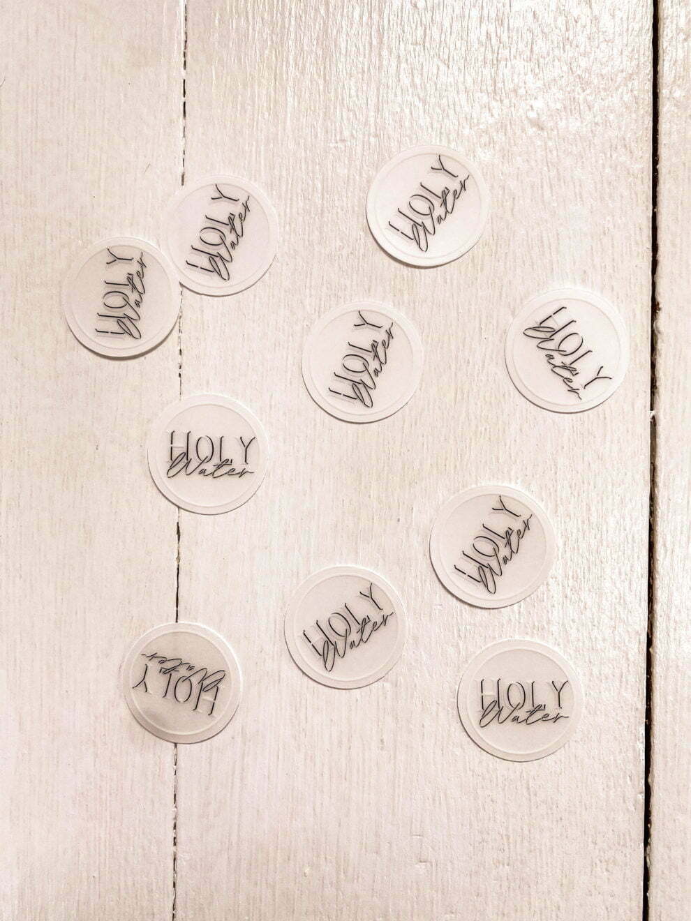 Bundle 20% Off - Holy Water Stickers X 10 (Buy 8 and get 2 Free ...