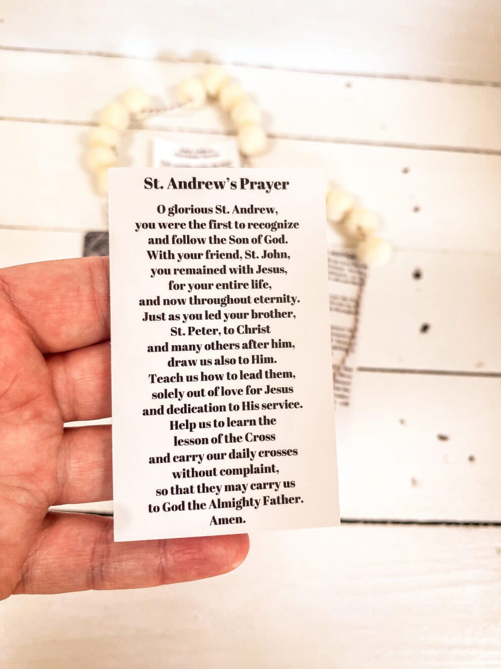 DIY Saint Andrew novena| wool felt ball prayer tracker| Catholic DIY ...