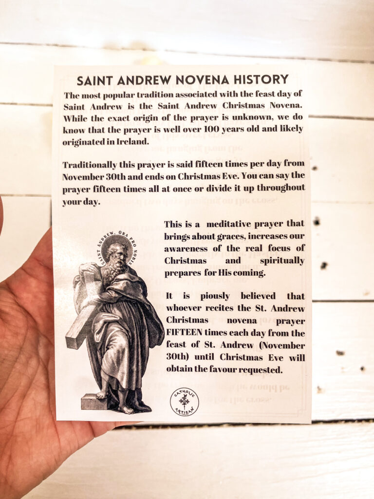 DIY Saint Andrew novena| wool felt ball prayer tracker| Catholic DIY ...