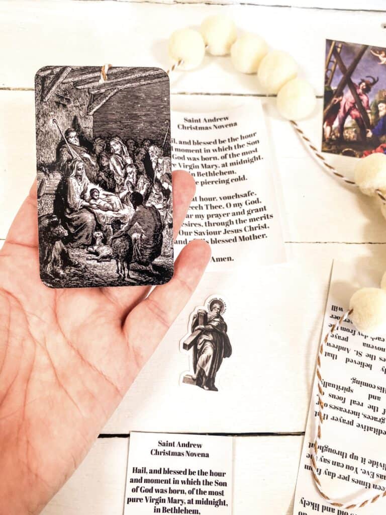 DIY Saint Andrew novena| wool felt ball prayer tracker| Catholic DIY ...