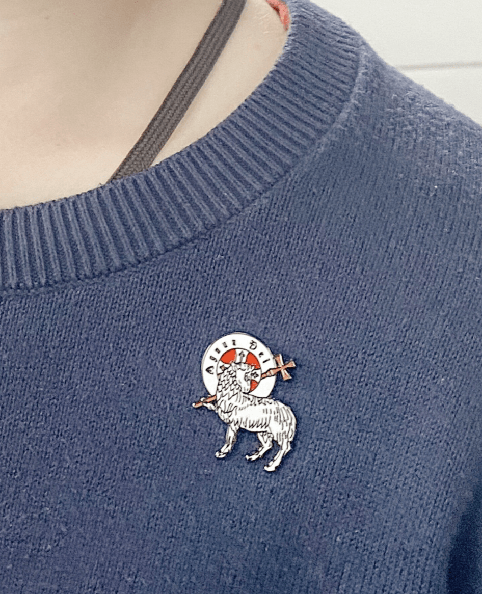 BULK PRICE | Agnus Dei Lapel Pins-Hard Enamel | Lamb of God|Catholic ...