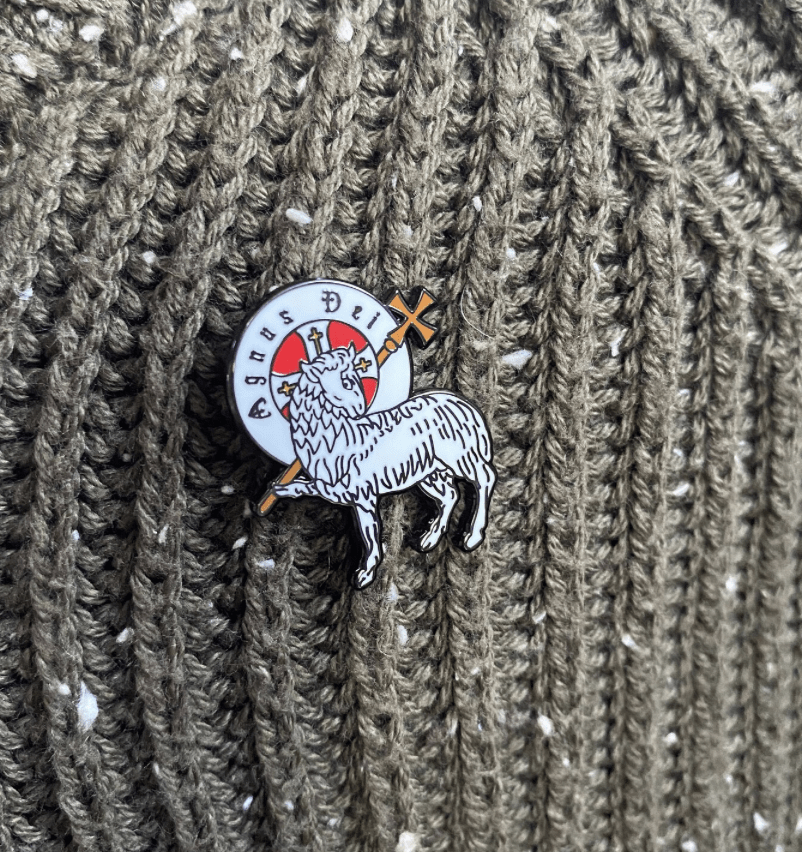 BULK PRICE | Agnus Dei Lapel Pins-Hard Enamel | Lamb of God|Catholic ...